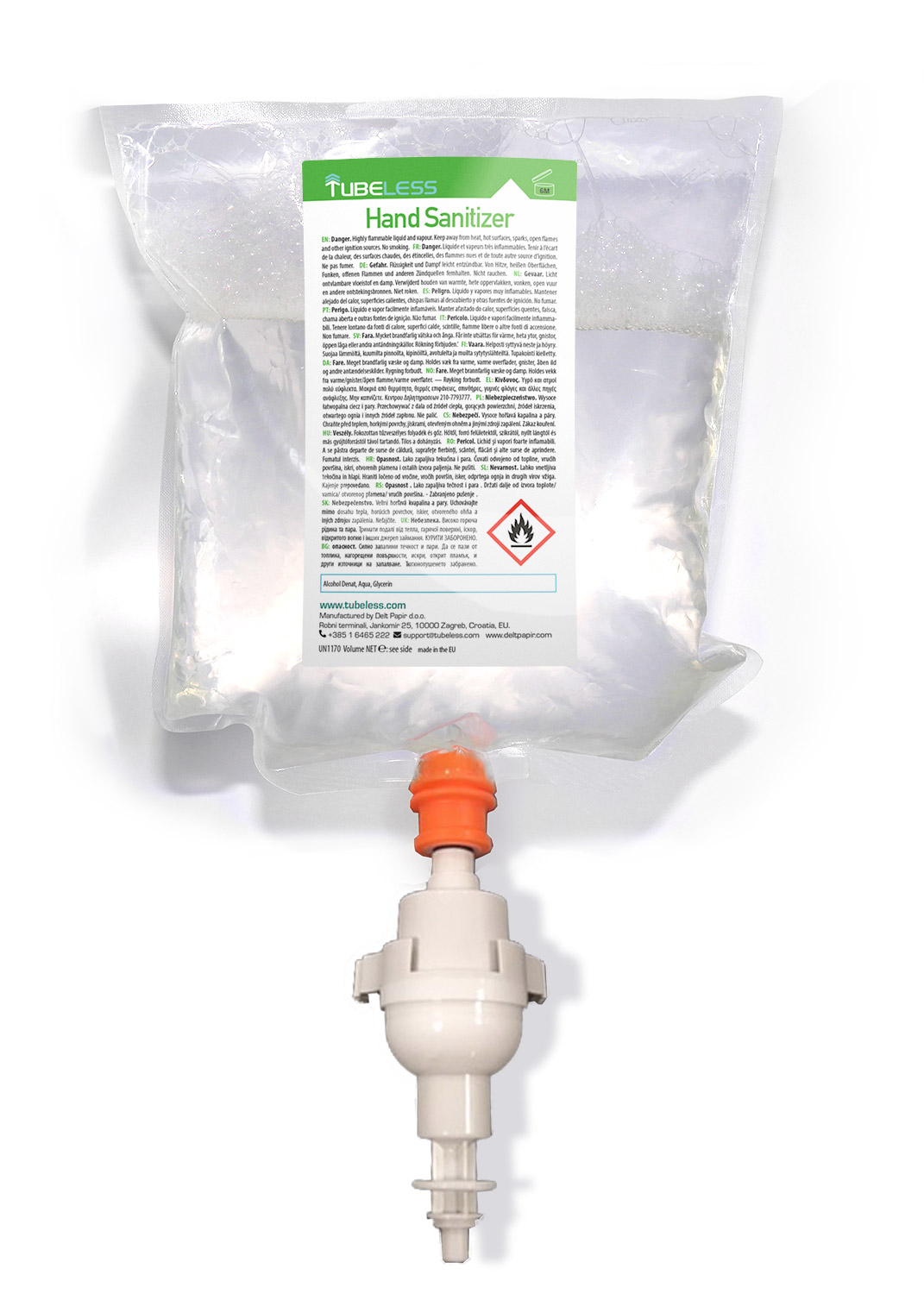 Soap & Hand Sanitiser - Tubeless